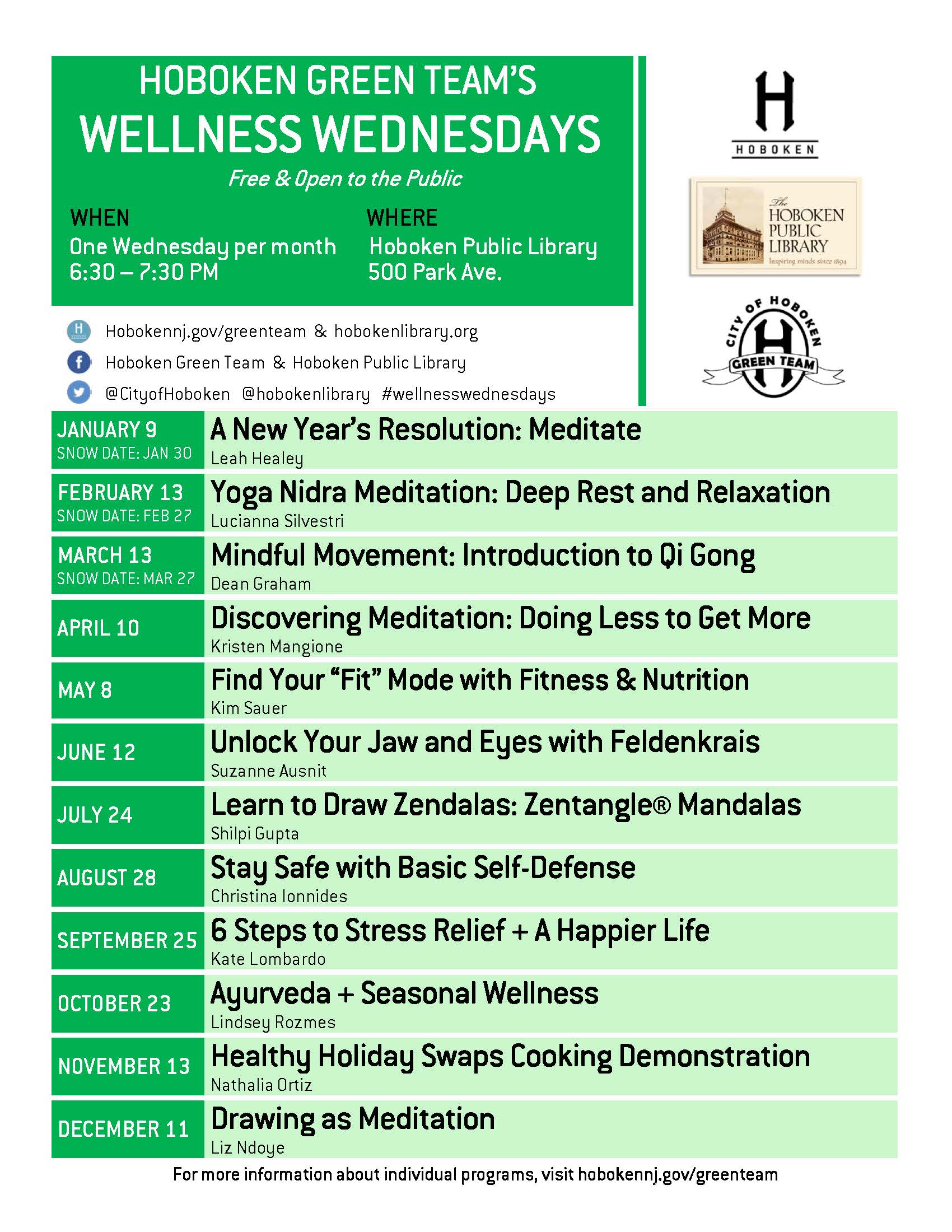 Wellness Wednesdays